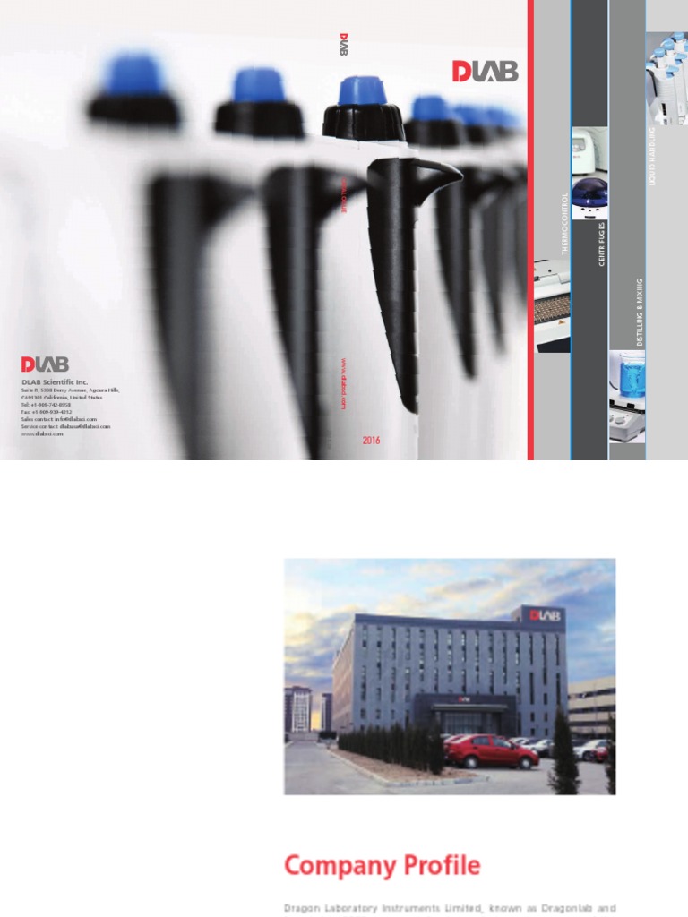 DLAB Scientific Brochure 2016 | PDF | Syringe | Chemistry