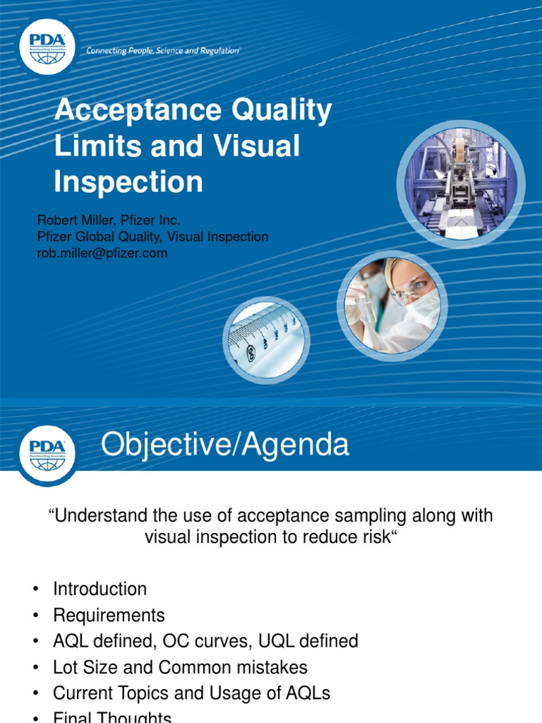 Acceptance Quality Limits and Visual Inspection PDF | PDF | Sampling ...
