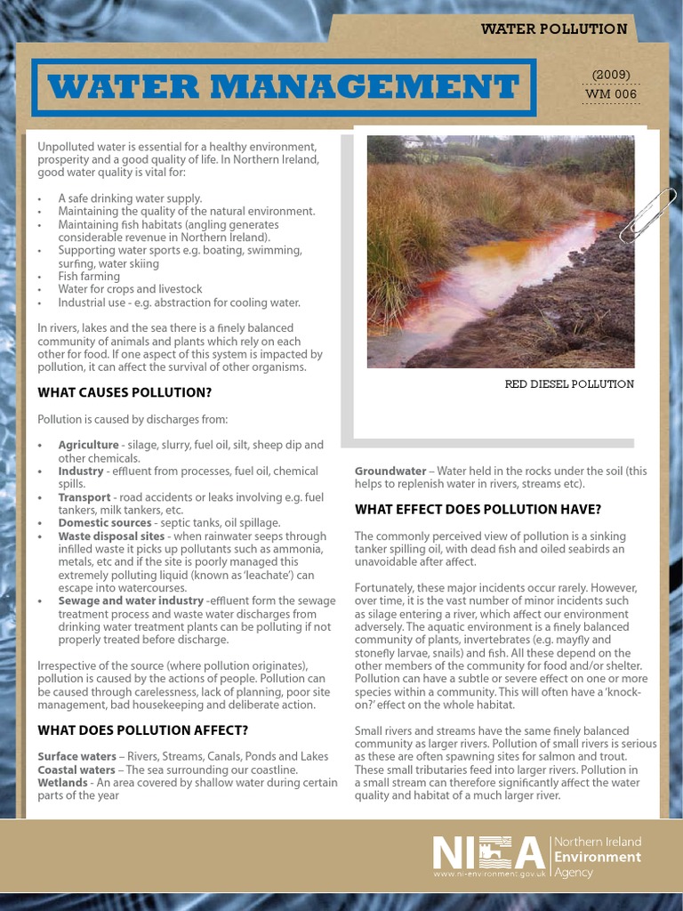 06 Water Pollution PDF | PDF | Water Pollution | Water