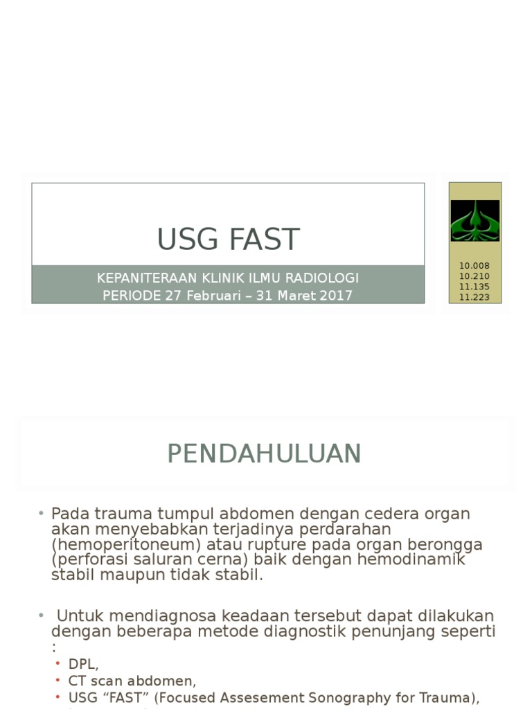 Usg Fast | PDF
