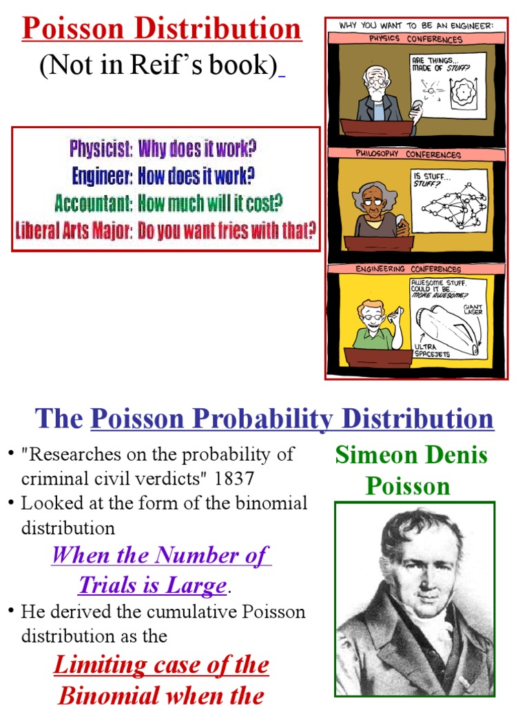 Lecture01e Poisson | PDF | Poisson Distribution | Teaching Mathematics