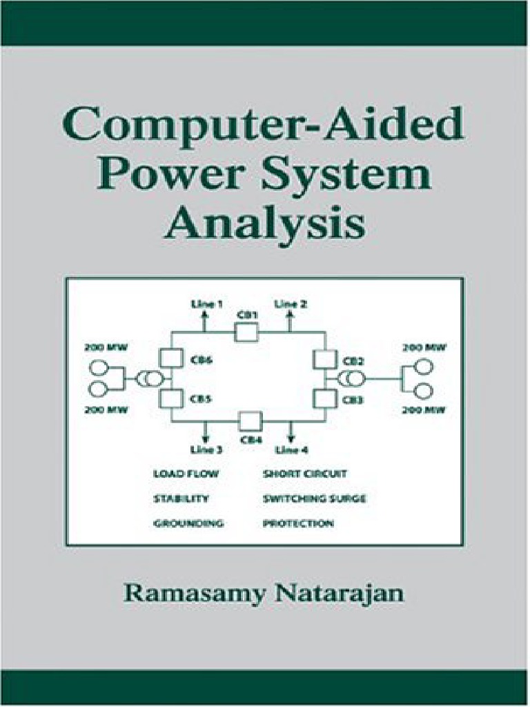 Computer Aided Power System Analysis | Electric Power System | Electric ...