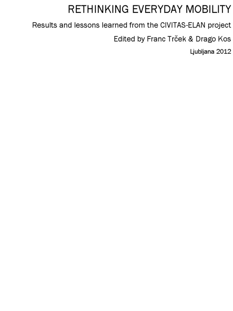 Rethinking Mobility PDF | PDF