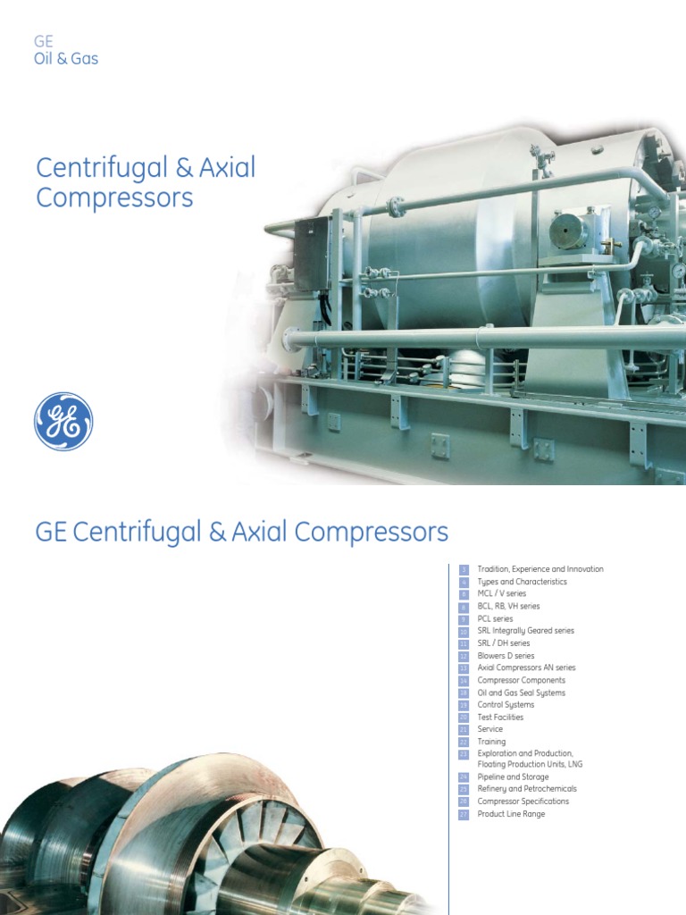 Centrifugal & Axial Compressors.pdf | Bearing (Mechanical) | Natural Gas