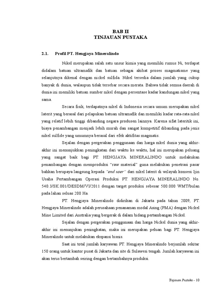 Bab II Tinjauan Umum | PDF