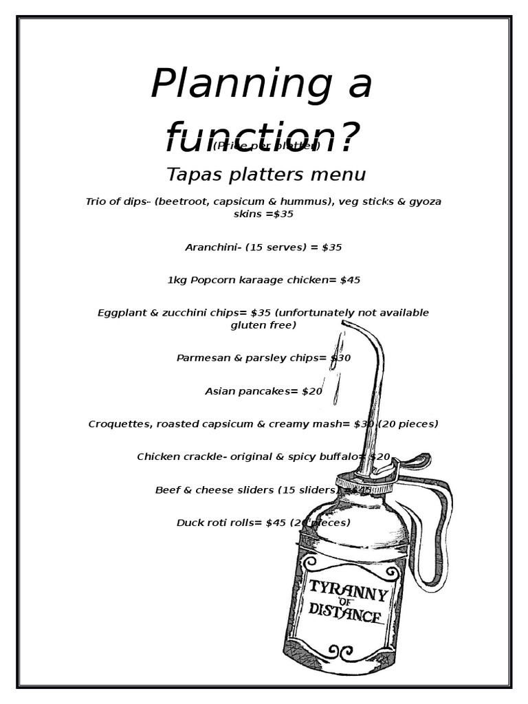 Planning A Function | PDF