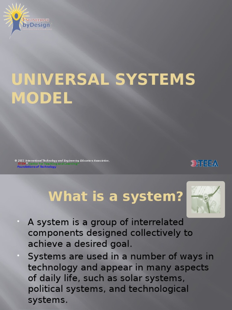 Universal Systems Model: Center for Teaching and Learning™ | System ...