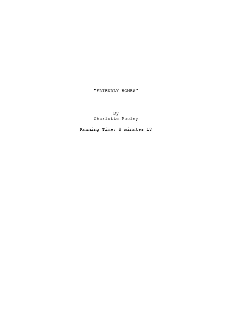 Screenplay | PDF | Mystery, Thriller & Crime Fiction