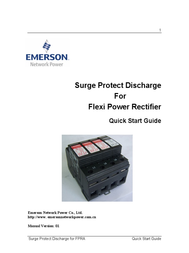 Quick Start Guide For SPD PDF | PDF | Rectifier | Mains Electricity