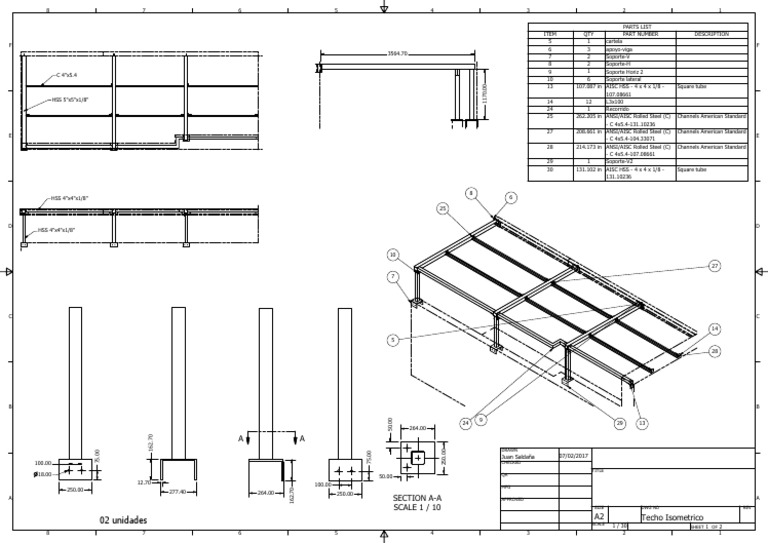 Techo Drywall Isométrico PDF | PDF | Naturaleza