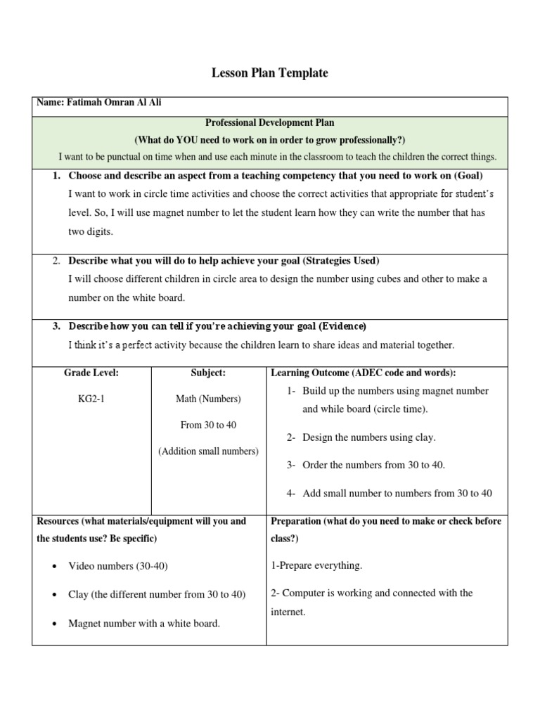 Lesson Plan 30-40 Done | Download Free PDF | Lesson Plan | Epistemology