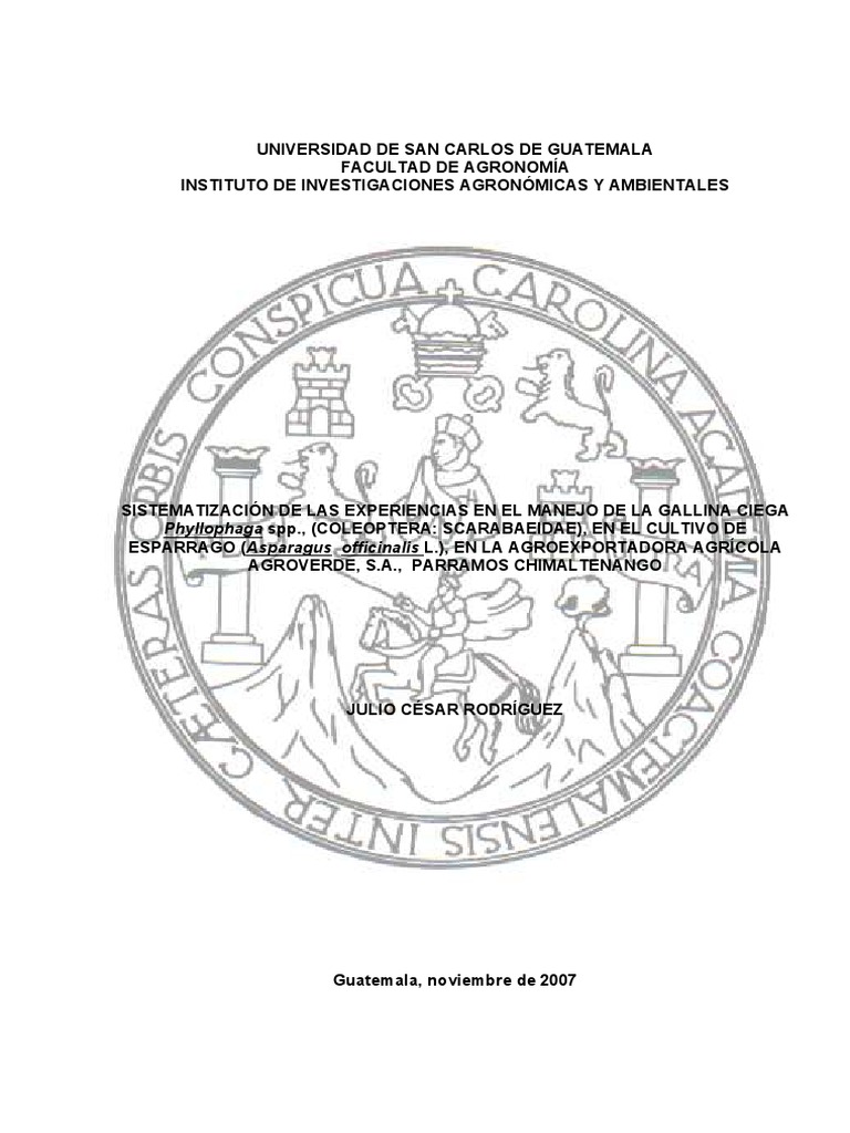 Tesis USAC | PDF | Arado | Precipitación