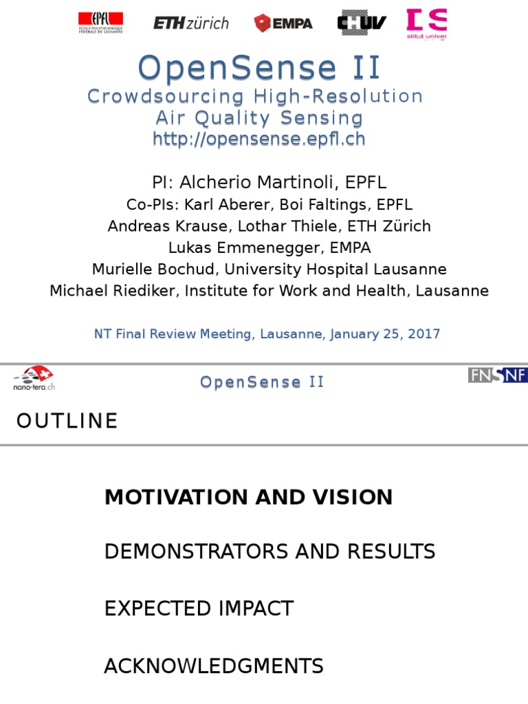 OpenSense II | Download Free PDF | Switzerland | Air Pollution