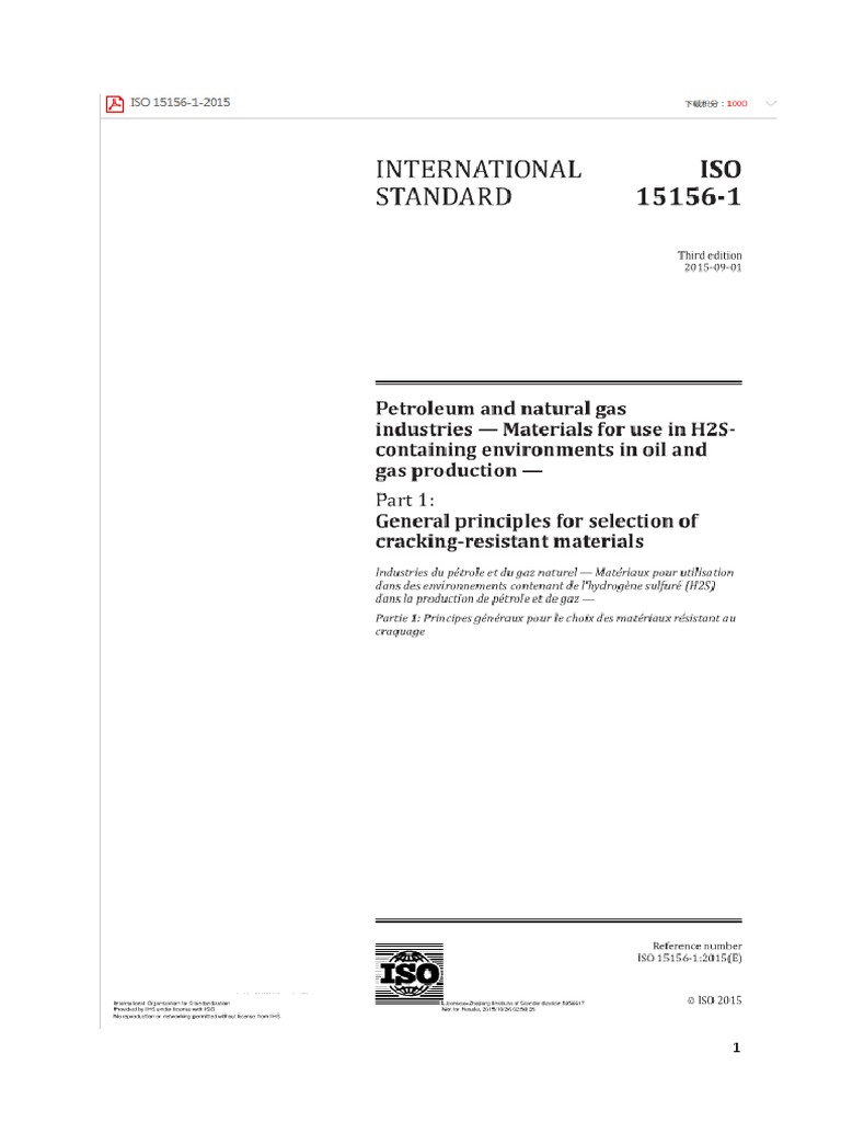 Iso 15156-1-2015 | PDF