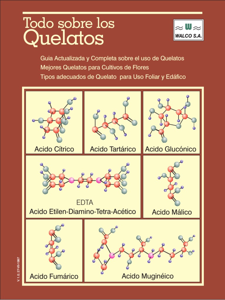 Los Quelatos y La Quelatacion | PDF | Quelación | Complejo de Coordinación