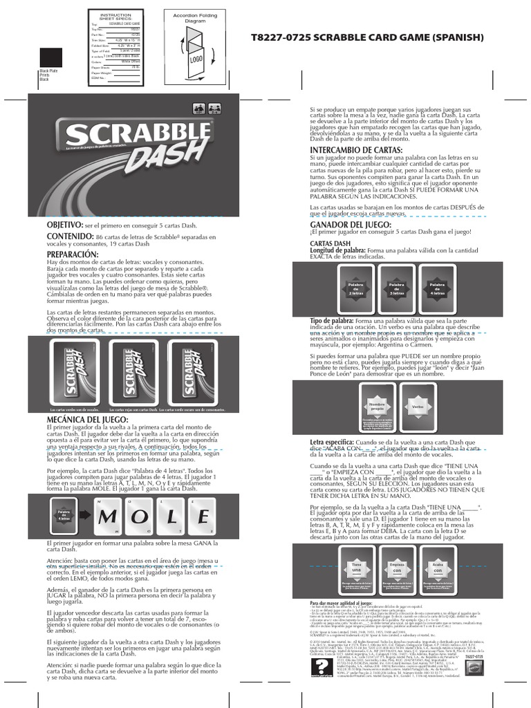 Cartas Scrabble | PDF | Jugando a las cartas | Vocal