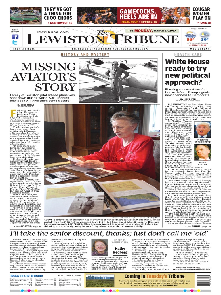News Article - Lewiston Morning Tribune - The Jagged Edge of Duty | PDF