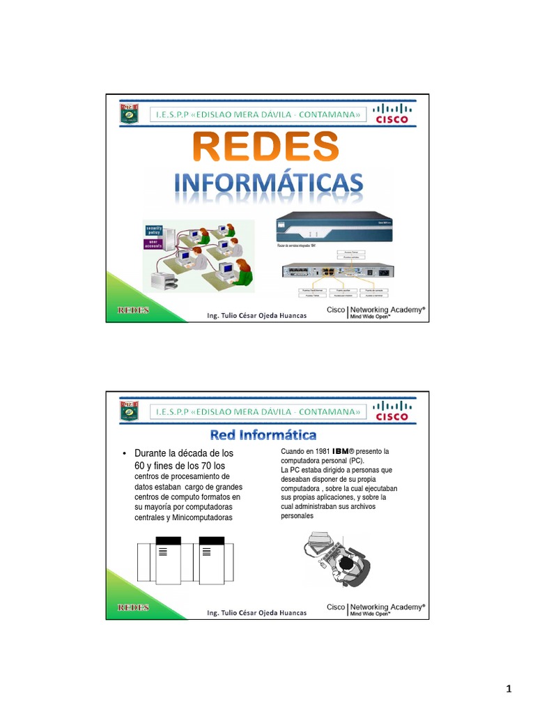 Taller Redes Informáticas | PDF | Conmutador de red | Red de computadoras
