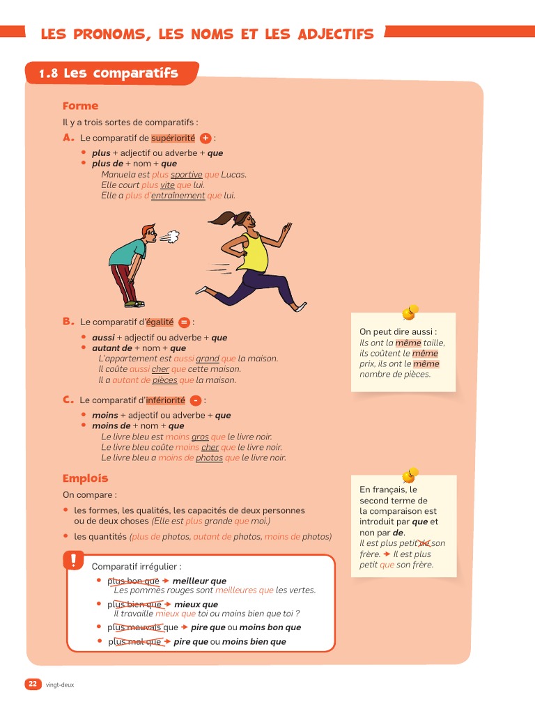 Comparatifs et Superlatifs en Français | PDF | Genre grammatical ...