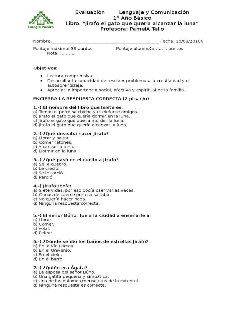 Prueba Jirafo | PDF | Ocio