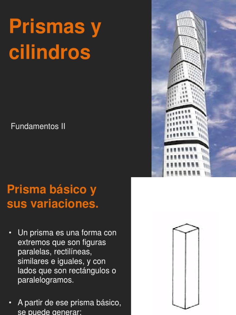 Prismas y Cilindros: Fundamentos y Variaciones | PDF | Triángulo | Science