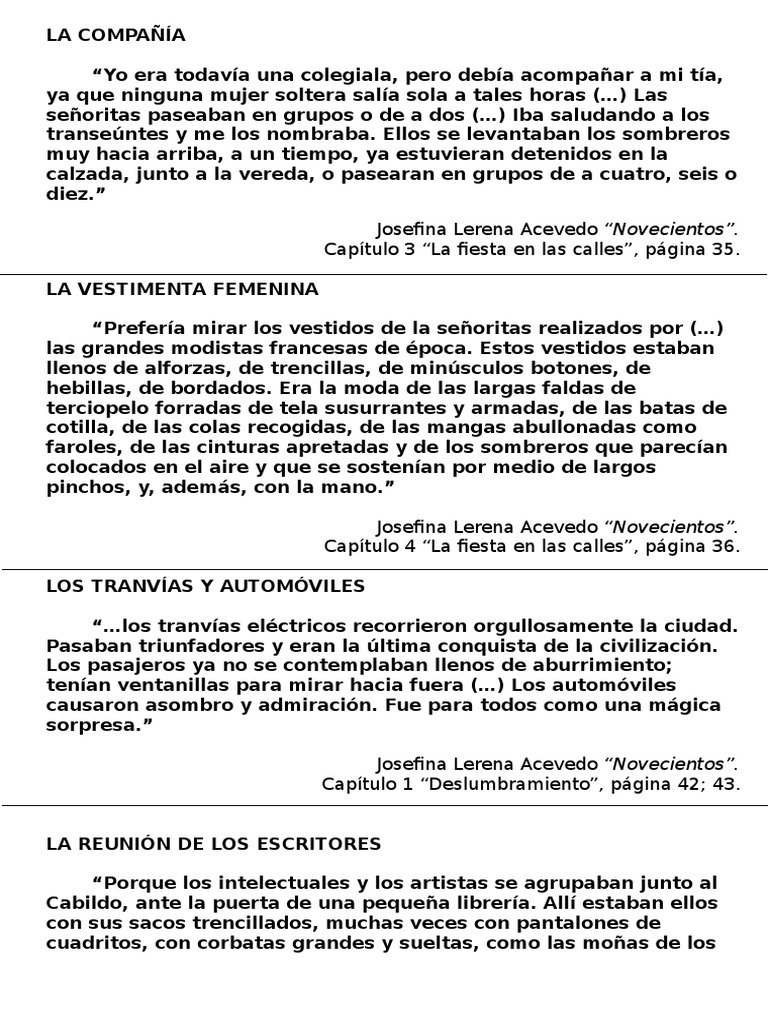 Novecientos Josefina Lerena | PDF