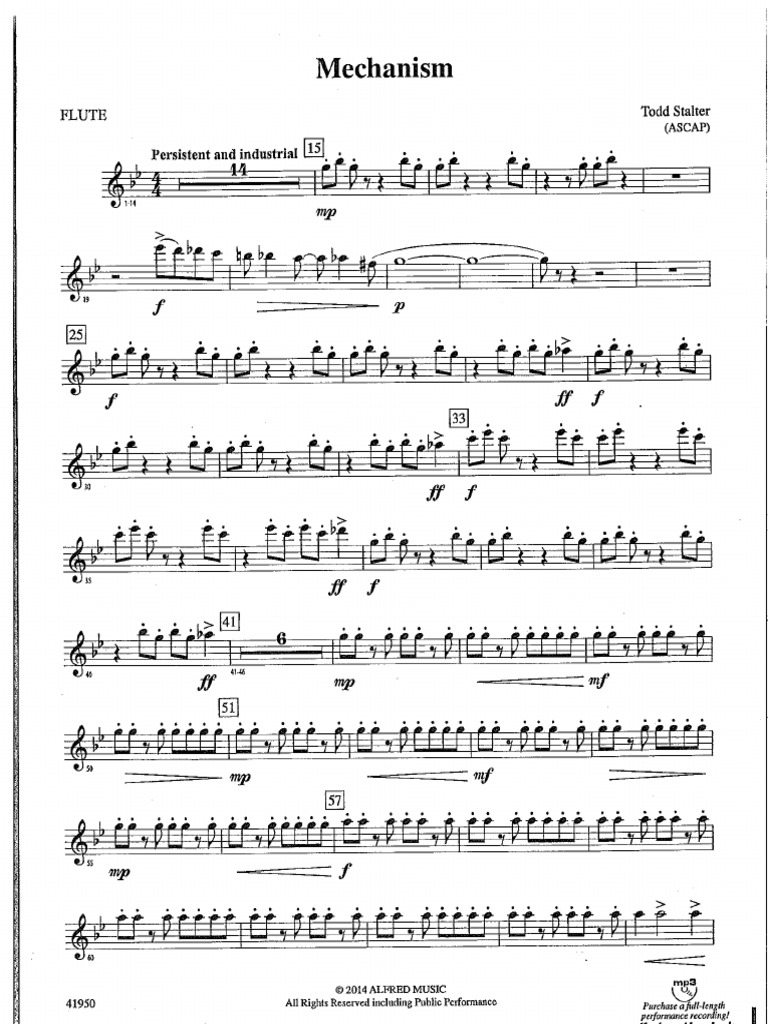 Mechanism - Todd Stalter - Parts PDF | PDF