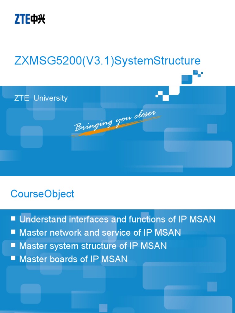 IP MSAN System Structure Overview | PDF | Electrical Connector | Voice ...