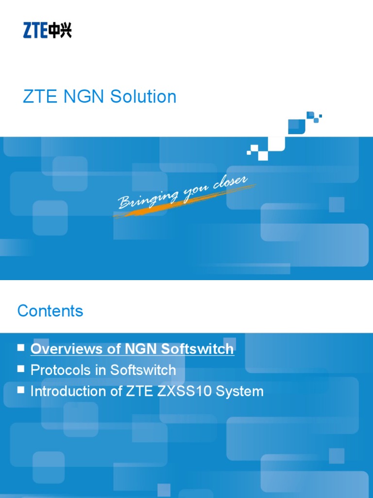 ZTE NGN Softswitch Overview | PDF | Session Initiation Protocol ...