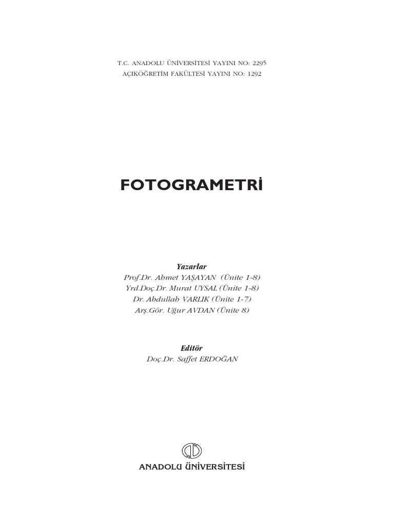 Fotogrametri PDF | PDF