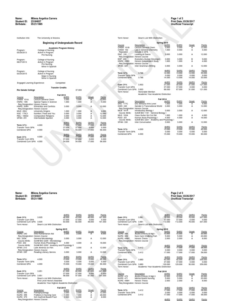 Transcripts | PDF | Health Care | Academia