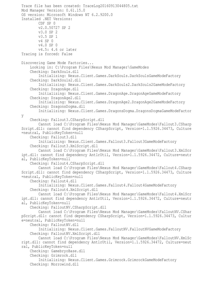 Trace Log 20160913044805 | PDF | Digital Technology | Software