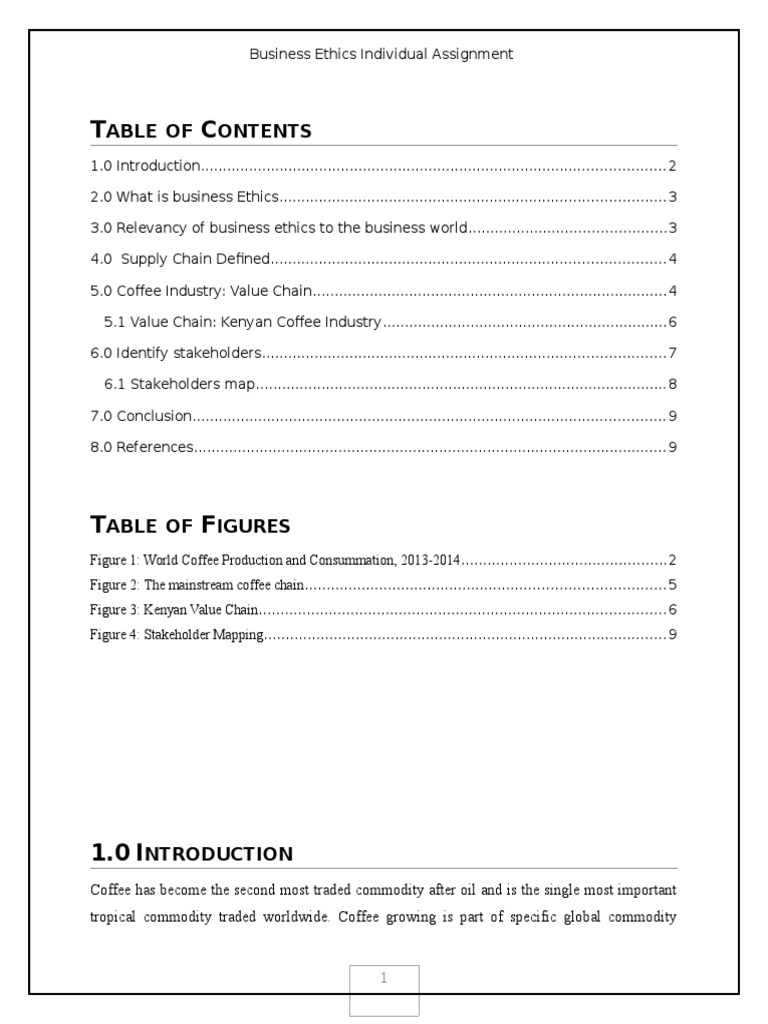 Business Ethics Assignment | PDF | Coffee | Business Ethics