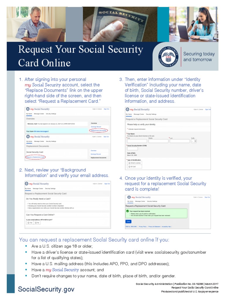 A Step-by-Step Guide to Requesting a Replacement Social Security Card ...