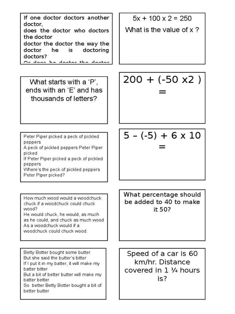 5x 100 X 2 250 Whatisthevalueofx Pdf