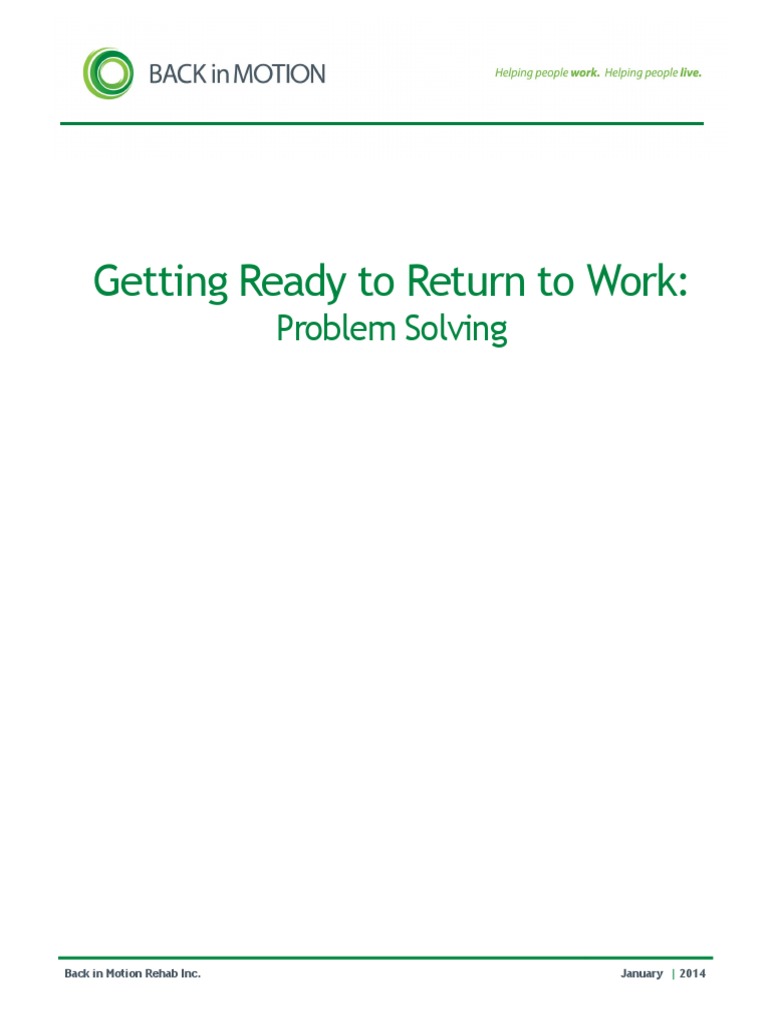 A Seven-Step Model for Effective Problem Solving: Identifying Issues ...