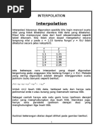 Rumus Interpolasi: Pengertian dan Contoh | PDF