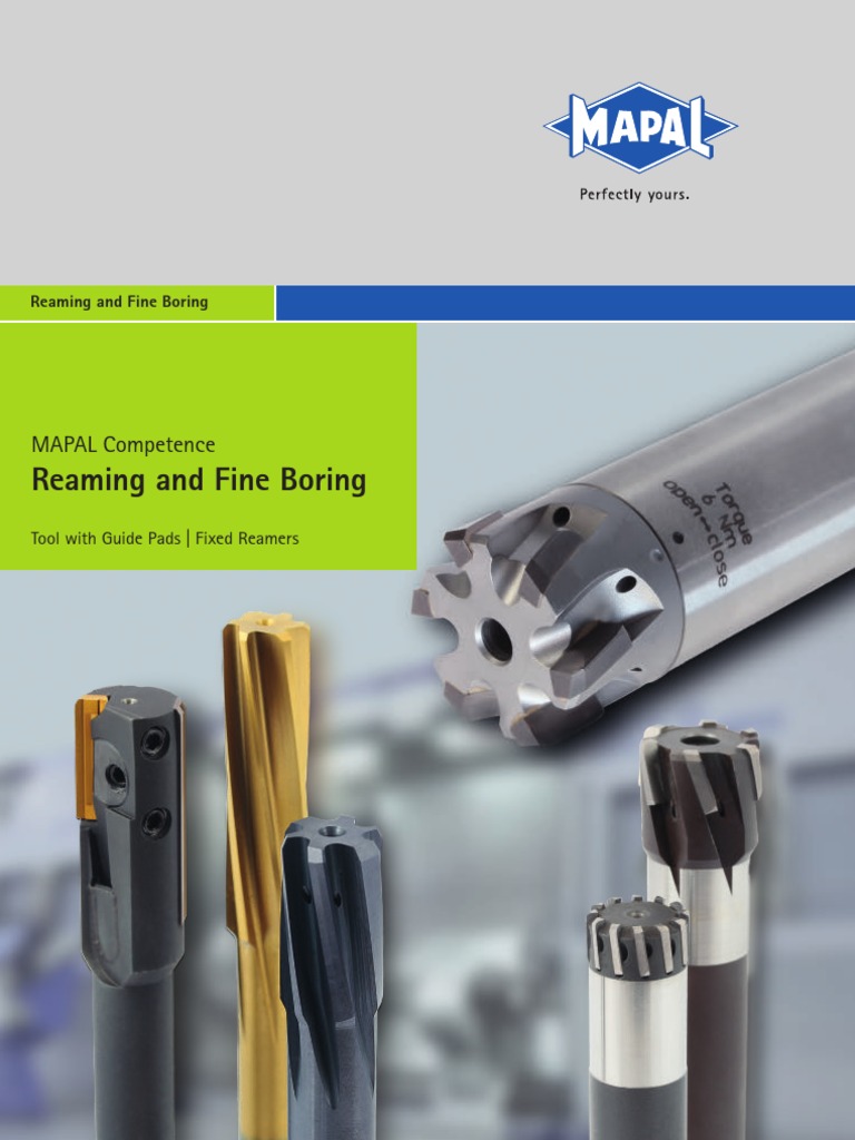 MAPAL Competence Reaming and Fine Boring V2.0.0 en | PDF