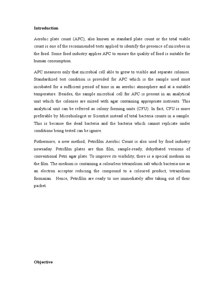 Lab Report 2 Food Microbiology | PDF | Colony Forming Unit | Agar