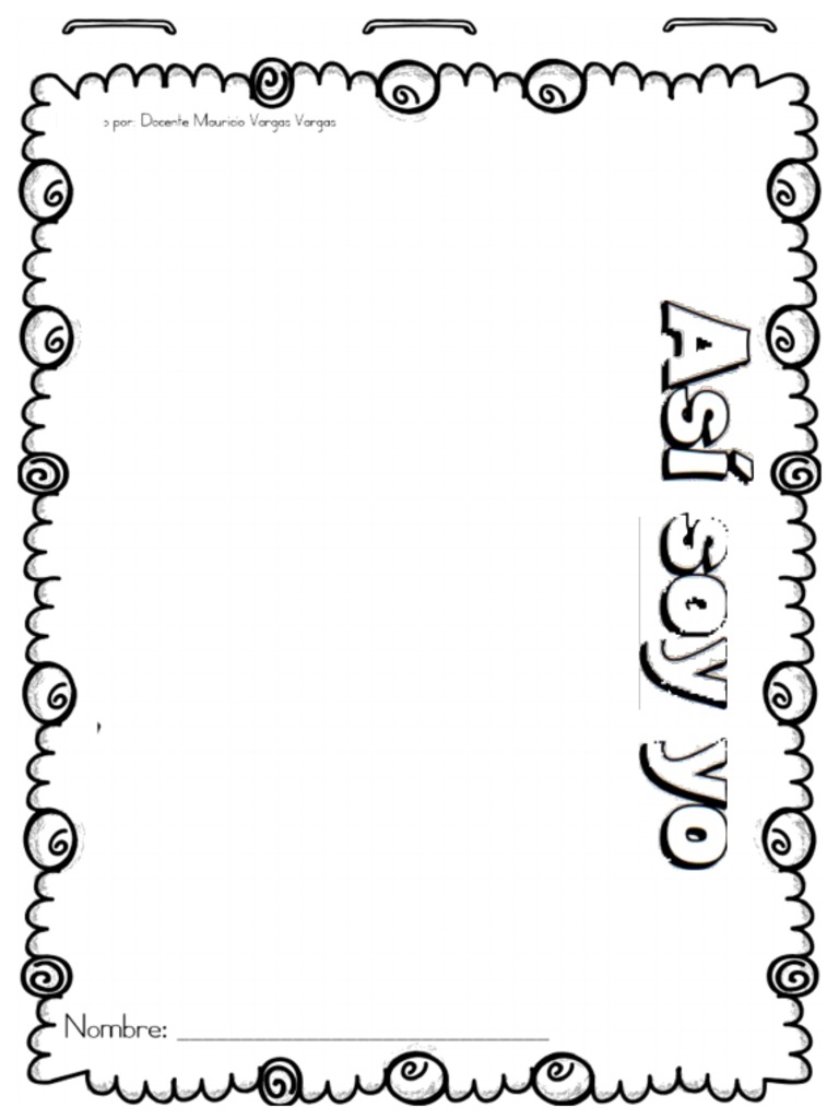 Estupendo Cuaderno ASÍ SOY YO Trabajamos La Identidad Personal 1 PDF | PDF