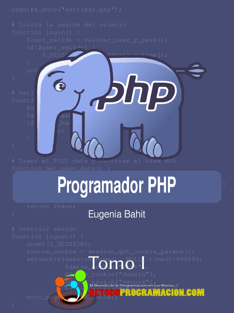 Programador PHP Tomo 1 - Eugenia Bahit | PDF | Distribución de Linux ...