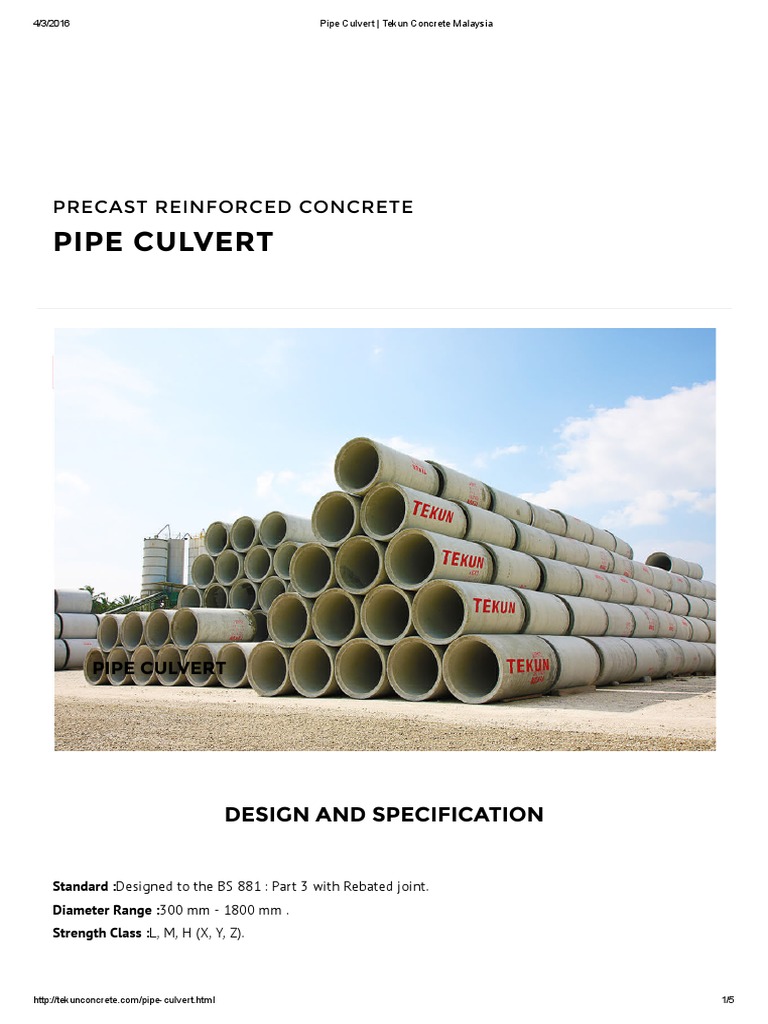 Pipe Culvert | PDF