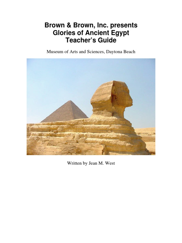 The Glories of Ancient Egypt Teachers Guide | PDF | Thebes | Ancient Egypt