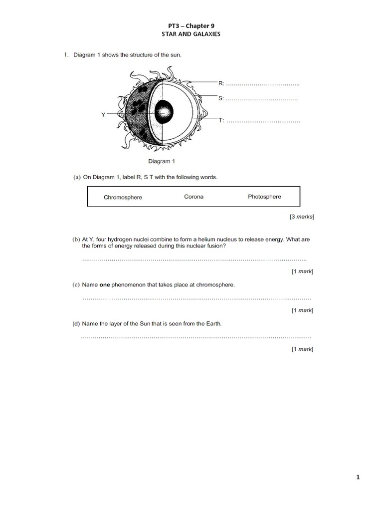 Star and Galaxies: PT3 - Chapter 9 | PDF