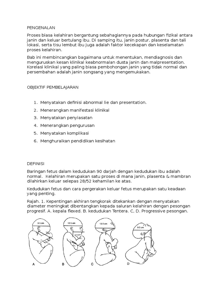 Abnormal Lie and Presentation | PDF