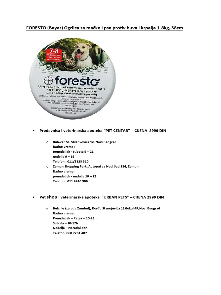 Foresto | PDF