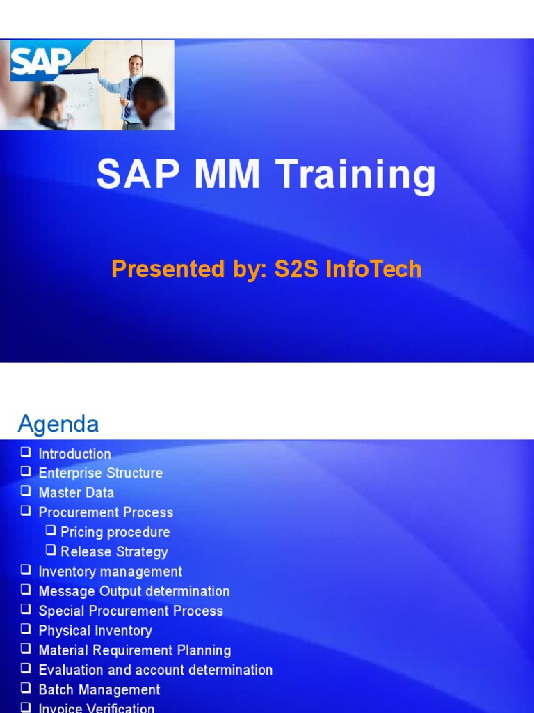 SAP MM Training | PDF | Enterprise Resource Planning | Sap Se