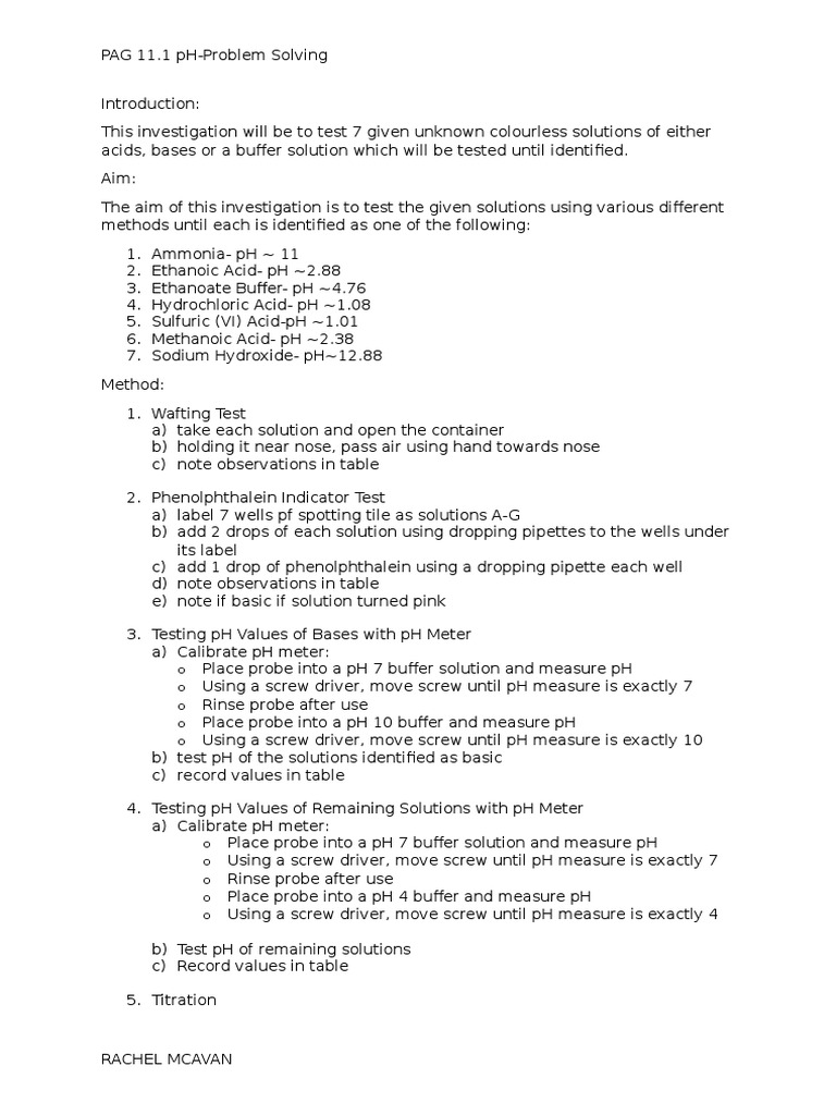 11.1 Pag | PDF | Ph | Buffer Solution
