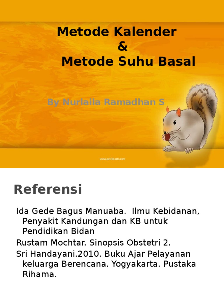 Metode Kalender Dan Suhu Basal