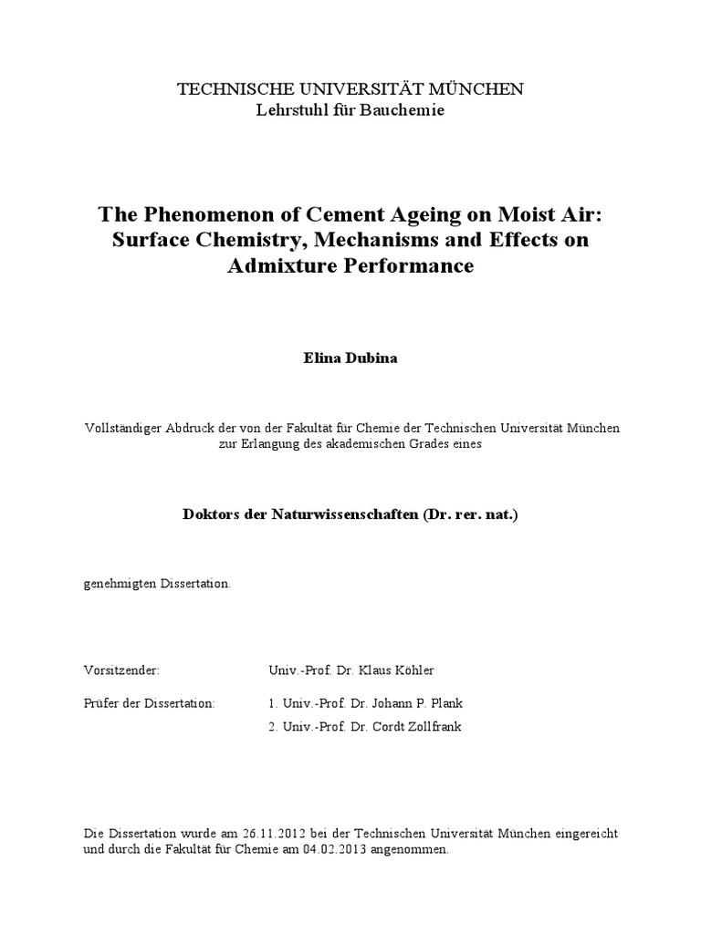 Water Vapour Effect On Concrete | PDF | Concrete | Physical Chemistry